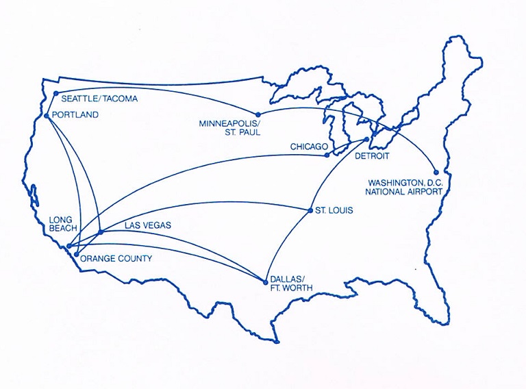 Jet Airways Route Map