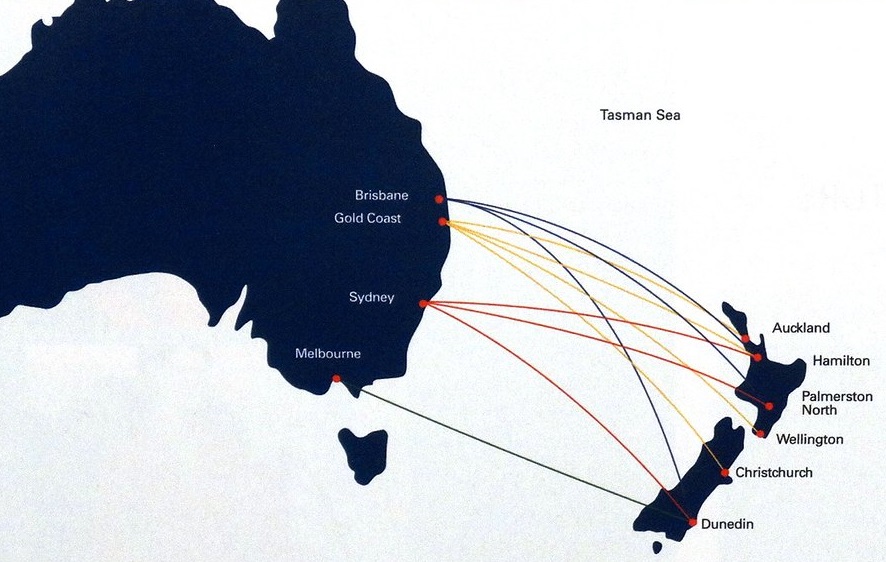 Freedom Air July 1, 2007 Route Map
